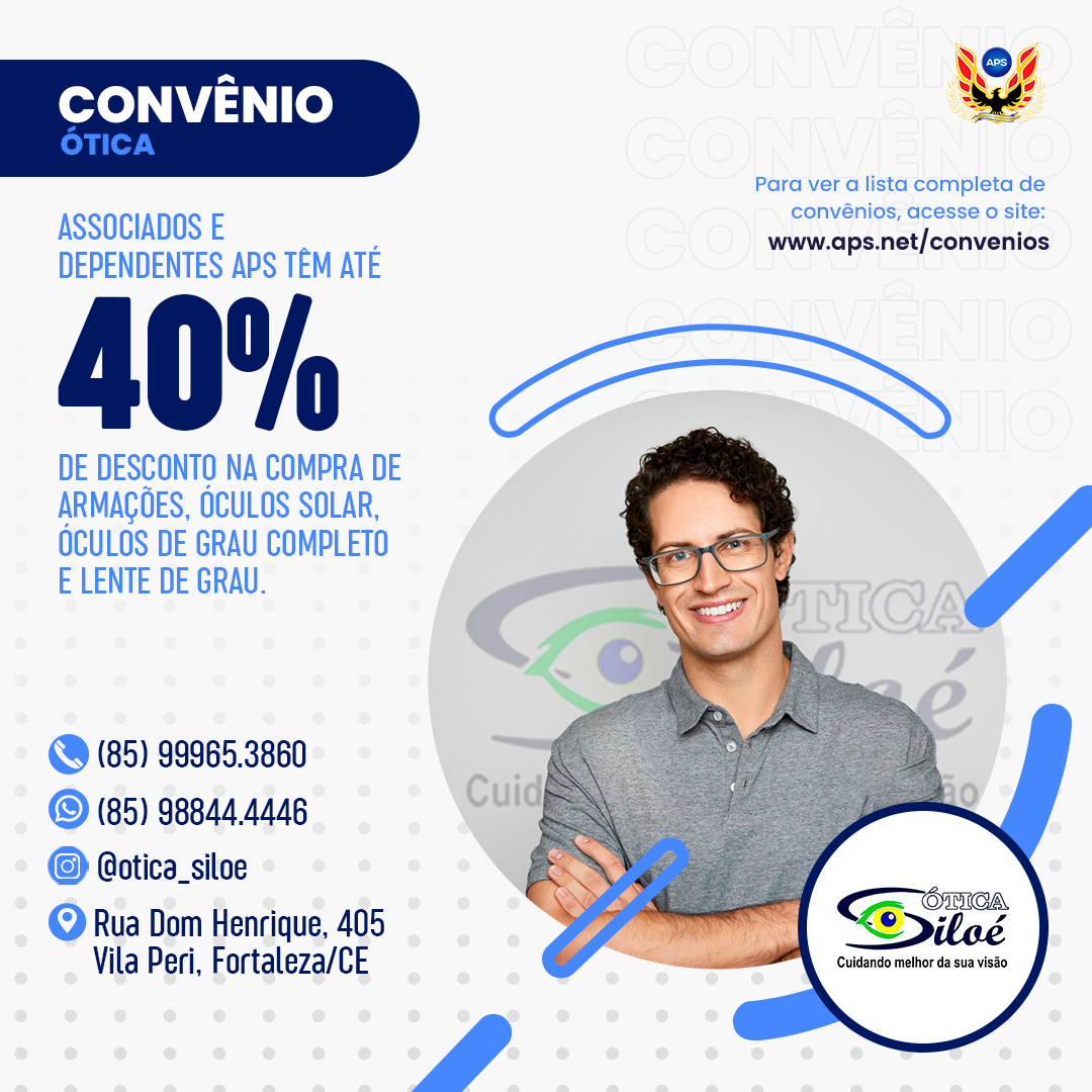 ÓTICA SILOÉ É PARCERIA APS – APS