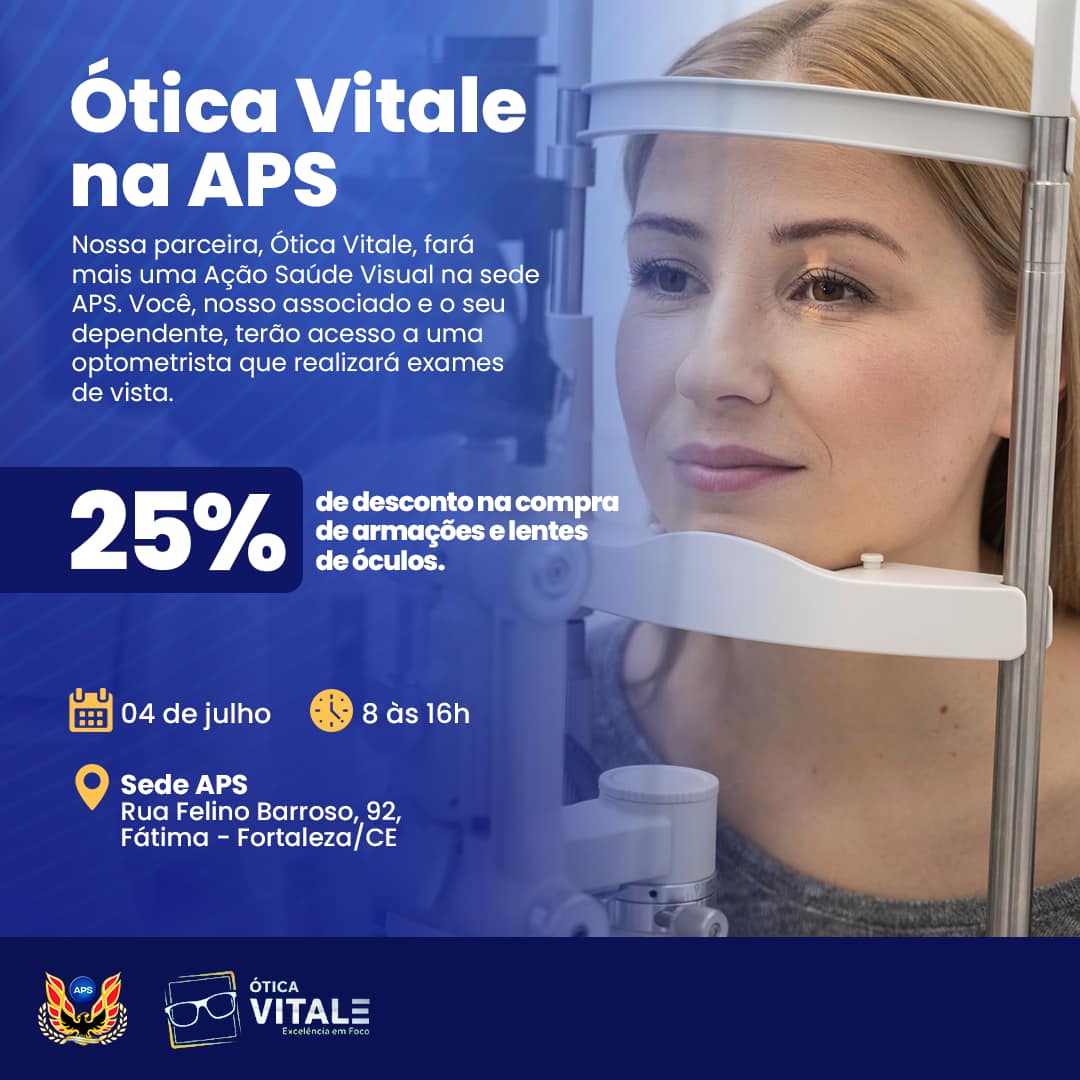 A AÇÃO SAÚDE VISUAL ESTÁ DE VOLTA NA SEDE APS – APS